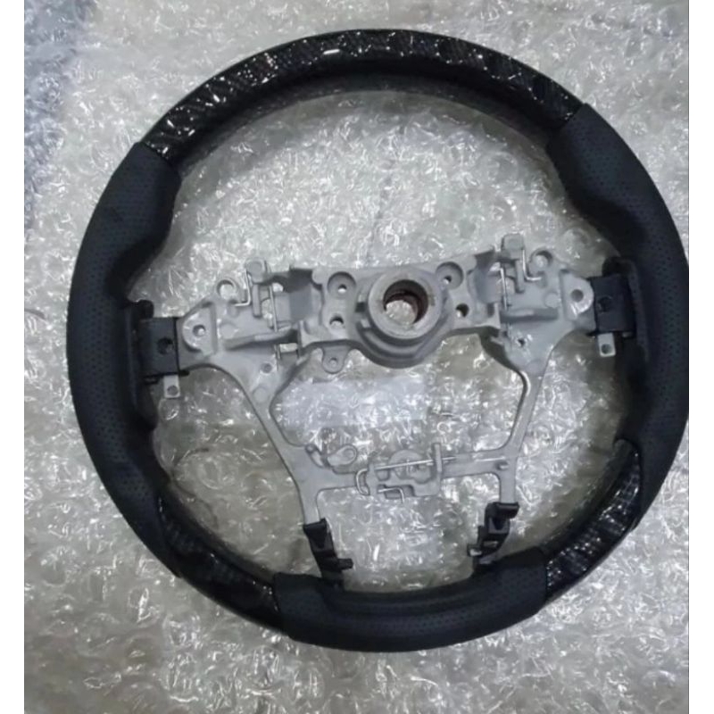 Jual lingkar stir setir Carbon mobil Innova reborn Fortuner VRZ Hilux ...