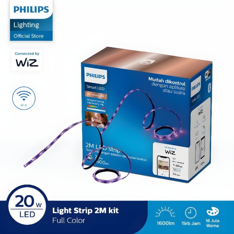 Jual Philips Led Strip Stater Kit 2M 4M & Extension kit 1M / Lampu LED ...