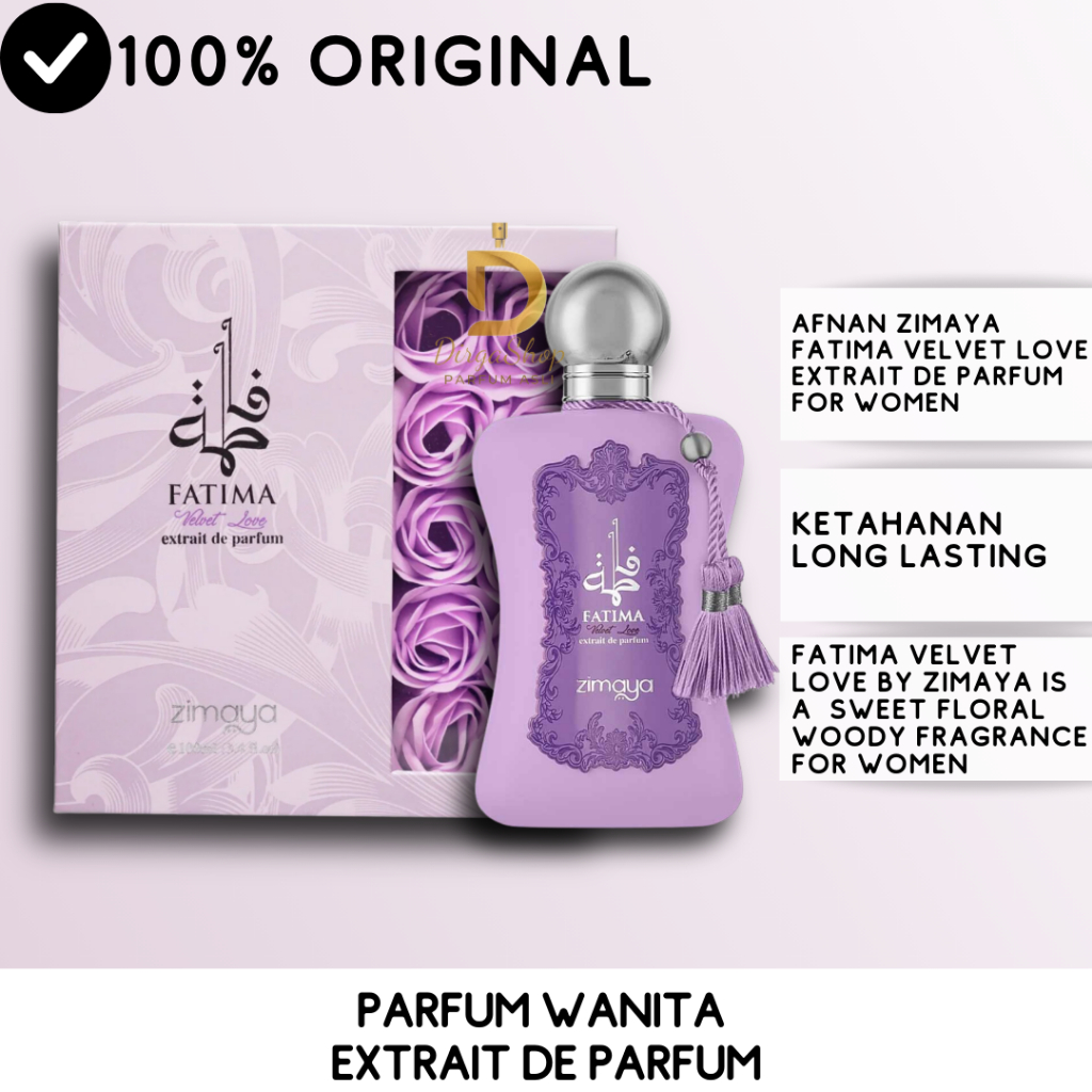 Jual Afnan Zimaya Fatima Velvet Love Extrait De Parfum | Shopee Indonesia