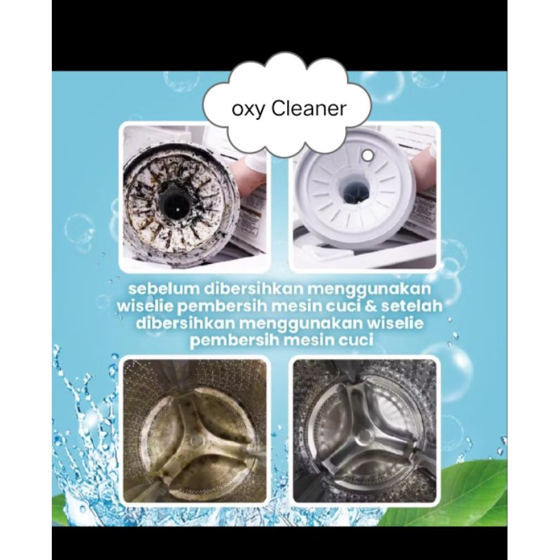 Jual oxy Cleaner pembersi mesin cuci 500 ml/pembersi mesin serbaguna ...
