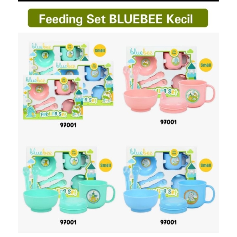 Jual BLUE BEE FEEDING SET/ TEMPAT MAKAN - GIFT SET - TEMPAT MAKAN BAYI ...