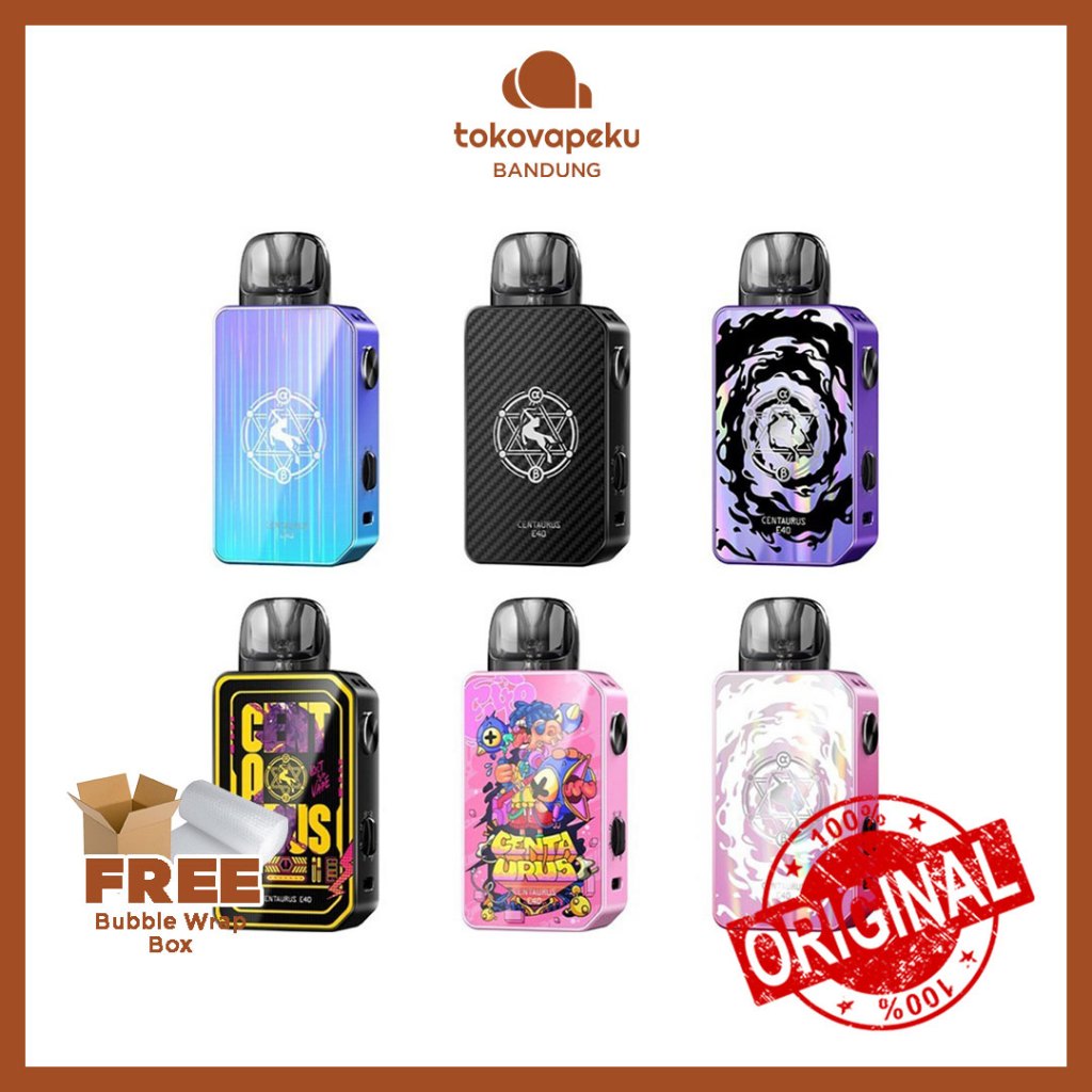 Jual CENTAURUS E40 POD KIT 1400MAH POD CENTAURUS KIT 40W ORIGINAL by ...