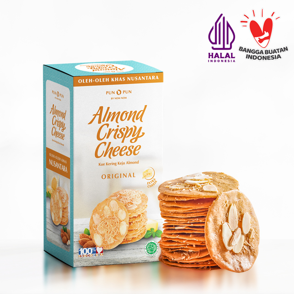 Jual Almond Crispy Cheese Original Oleh Oleh Khas Surabaya Cemilan ...