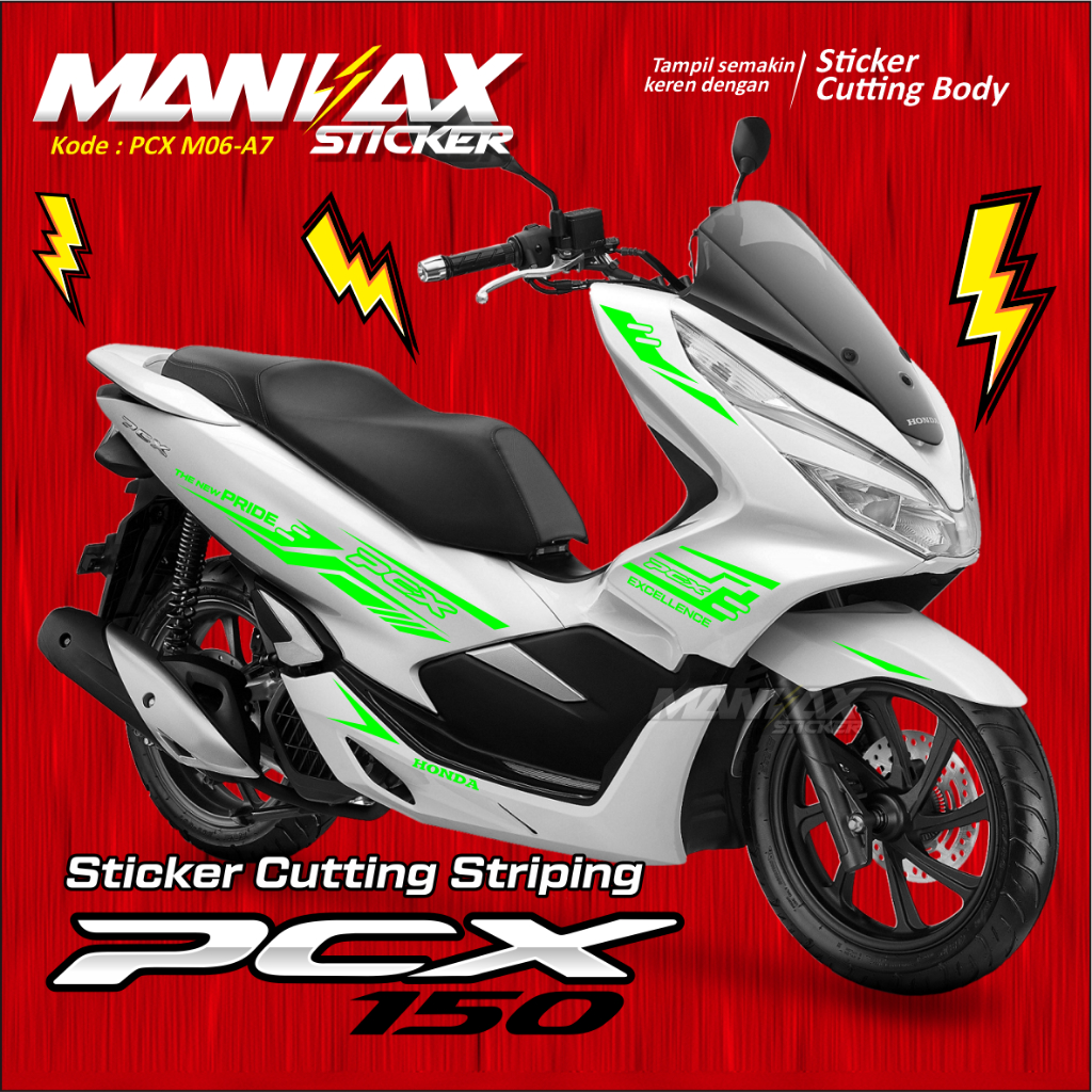 Jual Sticker PCX Striping PCX Sticker Cutting PCX Warna Stabilo - Kode ...