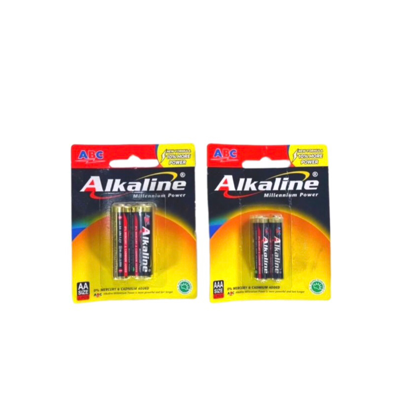 Jual Baterai ABC Alkaline AA A2 - AAA A3 Harga Per 1 Set isi 2 Pcs ...