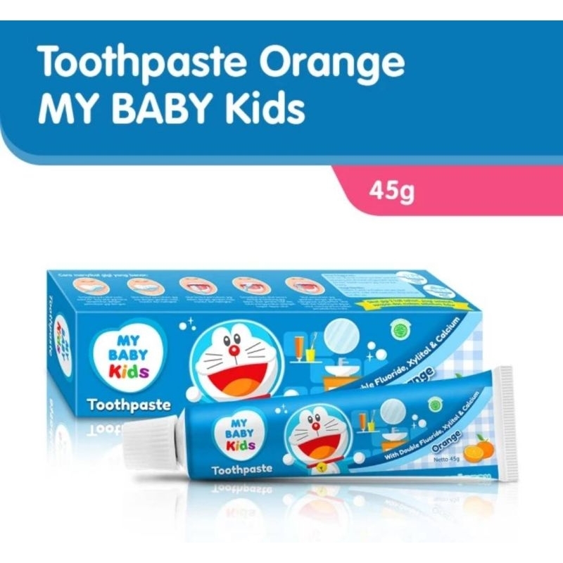 Jual My Baby Kids Toothpaste Rasa Orange 45g | Shopee Indonesia