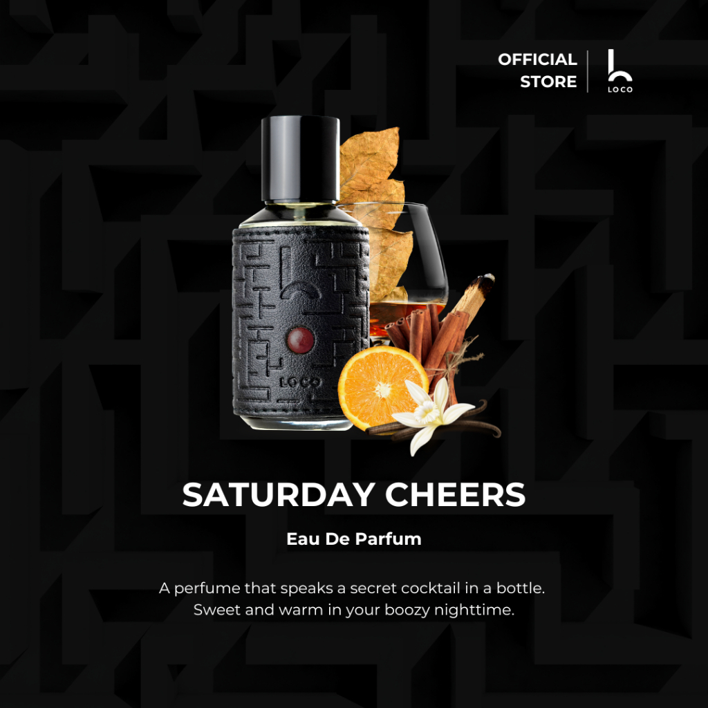 Jual Loco Saturday Cheers Eau De Parfum 50ML | Shopee Indonesia