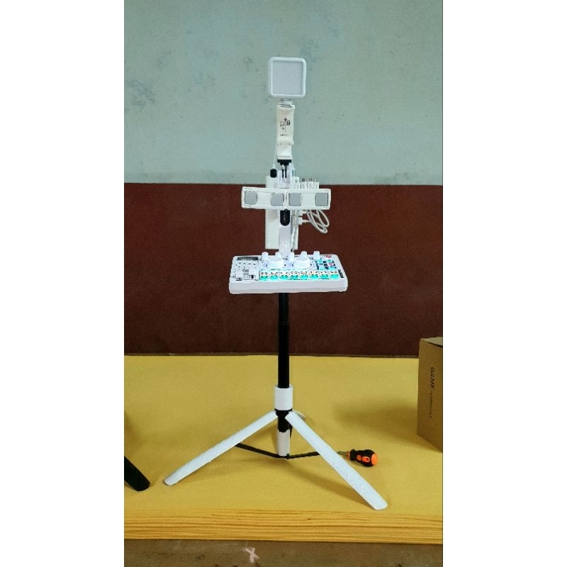 Jual PAKET LENGKAP ALAT LIVE STREAMING CUSTOM RAKITAN TRIPOD,SOUNDCARD ...