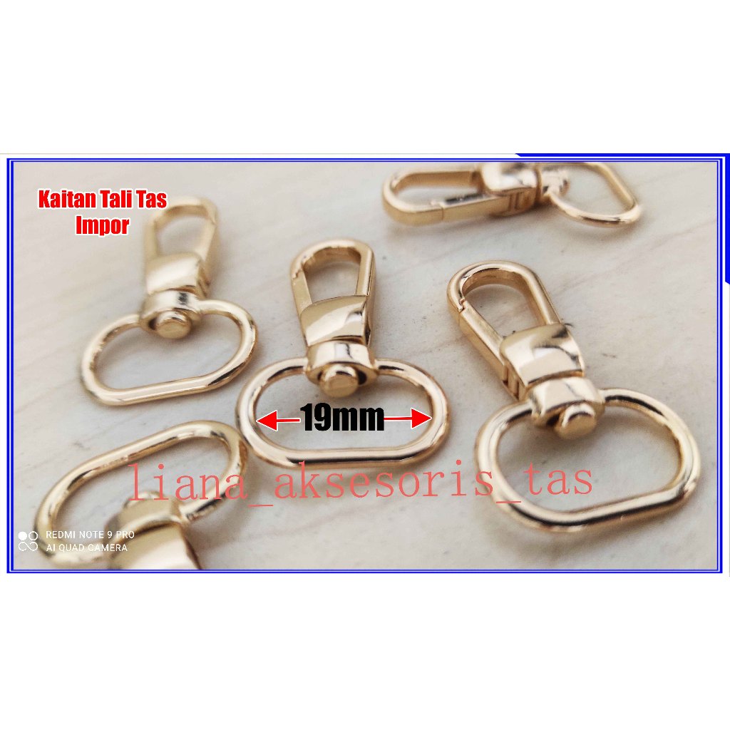 Jual KAITAN TALI TAS #17719 - CANTOLAN TAS UKURAN 19mm - Kaitan Tali ...