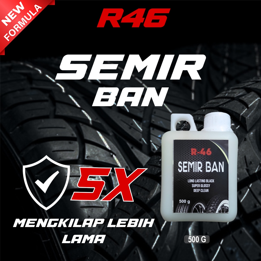 Jual R46 Semir Ban Motor dan Mobil/Penghitam Ban Motor dan Mobil Ukuran ...