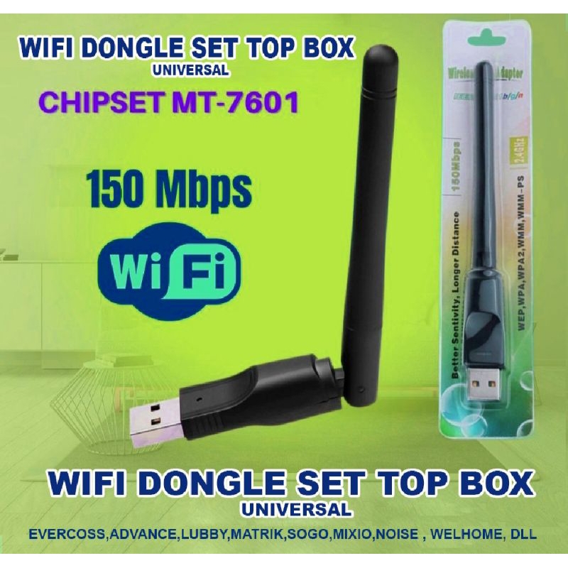 Jual WIFI Dongle MT7601 / USB WIFI MT7601 / MT7601 Set Top Box DVB T2 / MT7601 STB TV Digital ...