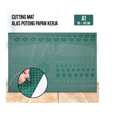 Jual Pad Cutting Mat Alas Potong Papan Kerja Cutting matpad - Hijau | Shopee Indonesia