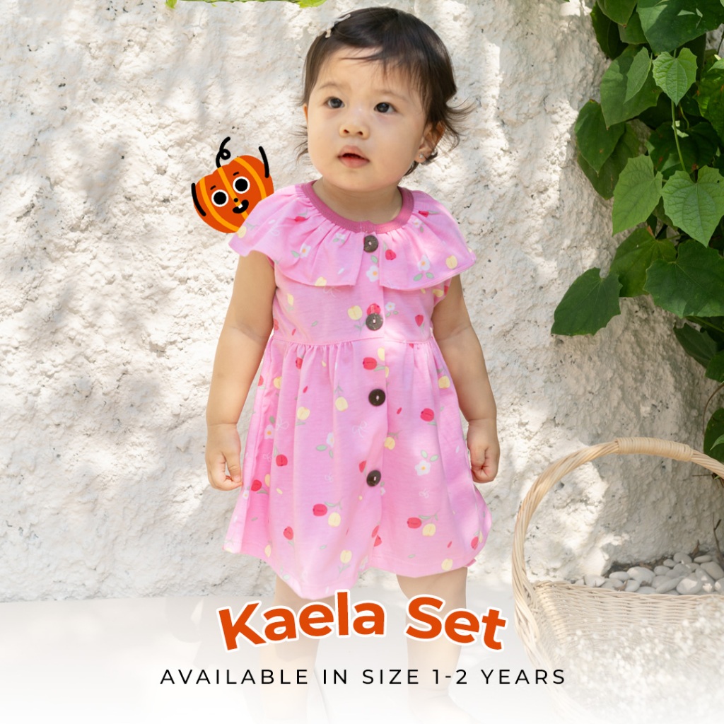 Jual KABOCHAN Setelan Katun Fullprint Bayi Perempuan 1-2 Tahun | Kaela ...