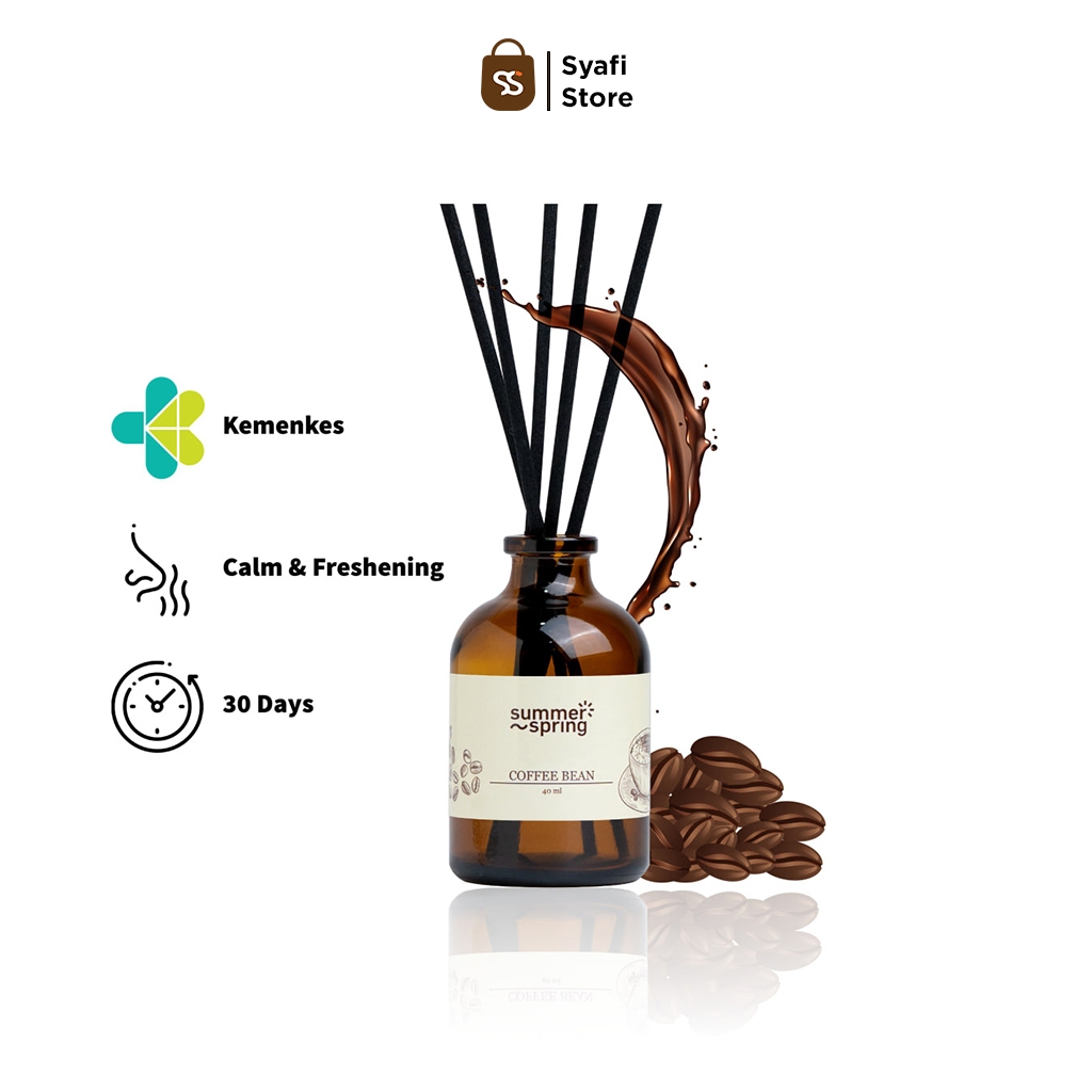 Jual Reed Diffuser Summerspring I Coffee Bean I Pengharum Ruangan Kamar ...