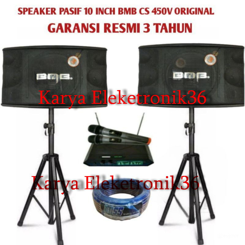 Jual Speaker Pasif BMB CS450V 10 Inch Original BMB CS 450V Komplit Mic ...