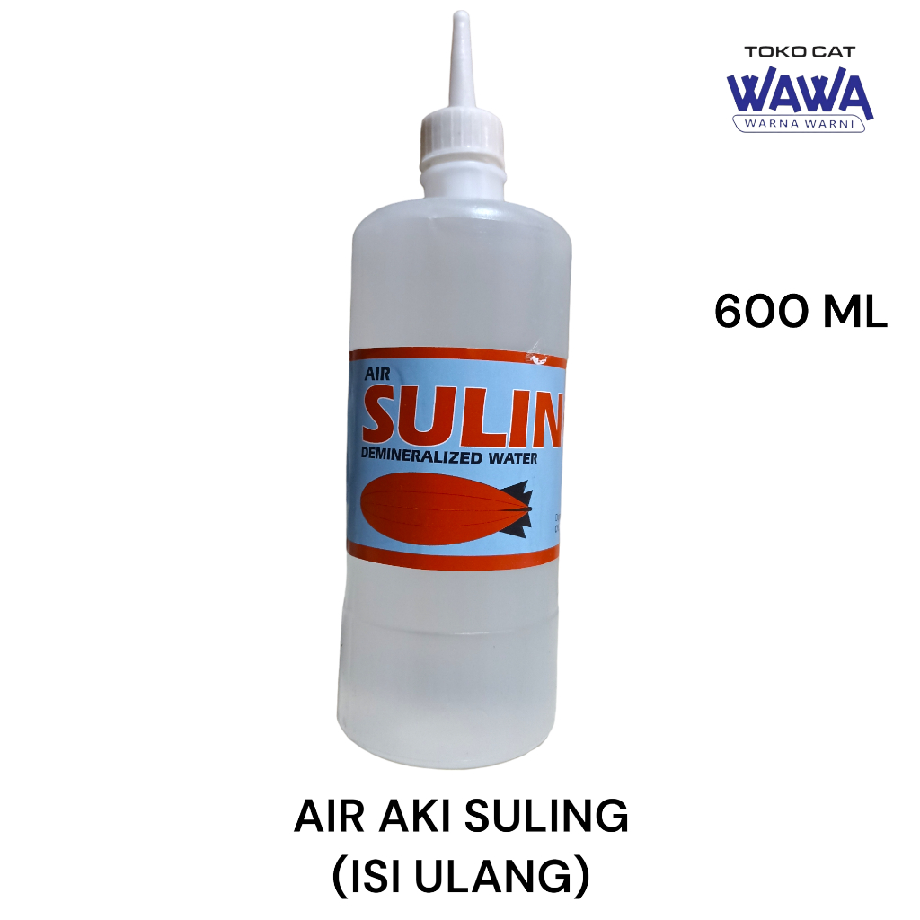 Jual air aki suling zeppelin 600ml untuk aki lama/isi ulang | Shopee ...