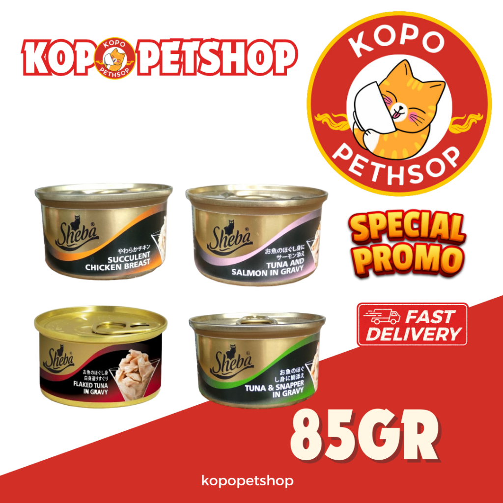 Jual sheba kaleng wet food 85gr makanan basah kucing sheba | Shopee ...