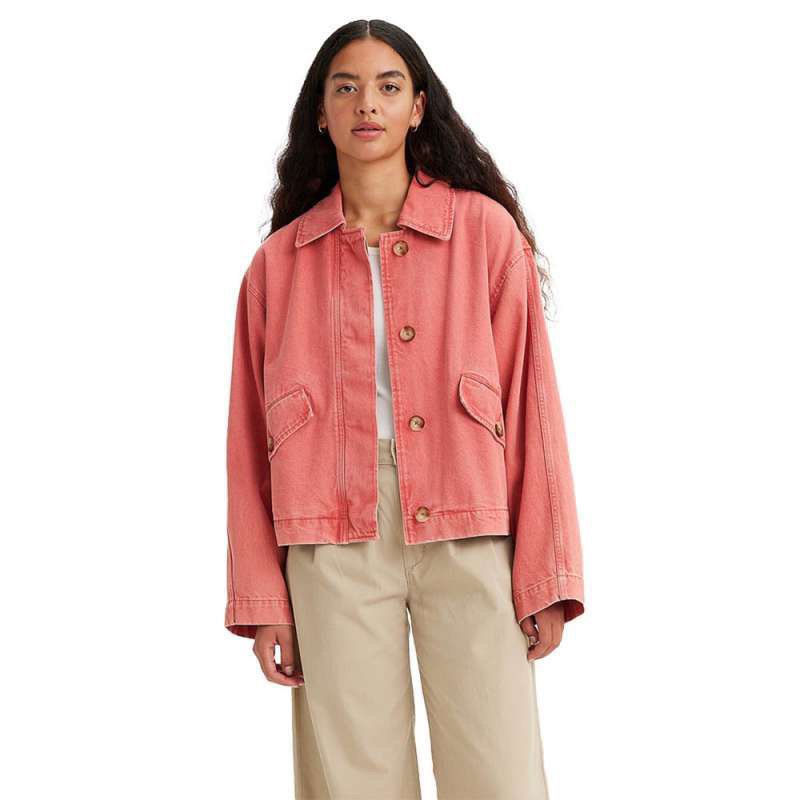 Jual Levi's Women's Kaede Cotton Prep Coat (A4449-0001) S JAKET ...
