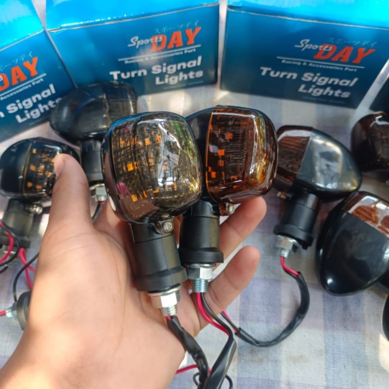 Jual RITING LED NINJA RR DAY KACA SMOKE, KACA ORANGE RETENG LED SEN ...