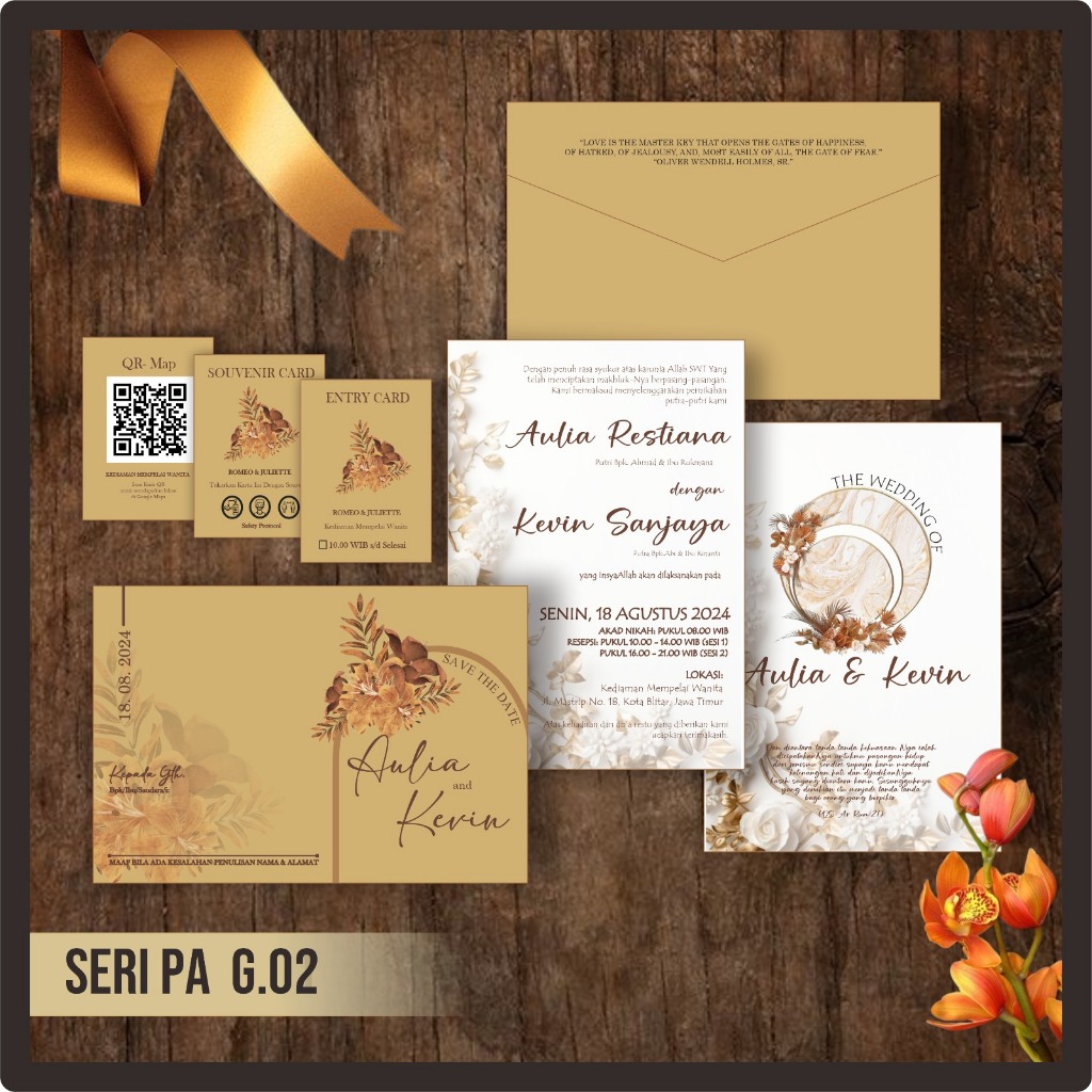 Jual UNDANGAN PERNIKAHAN RUSTIK | Shopee Indonesia