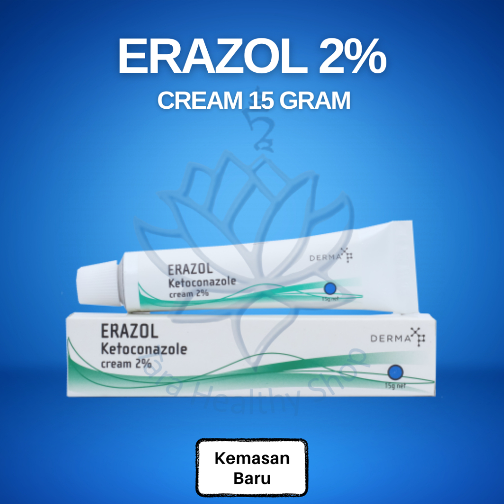 Jual Erazol Ketoconazole 2% - Cream 15 gram: Ampuh untuk mengatasi ...