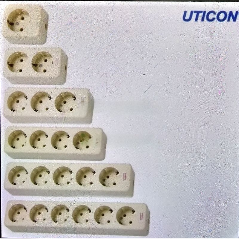 Jual UTICON STOP KONTAK ARDE 1-6 LUBANG (TERMINAL KUNINGAN) | Shopee Indonesia