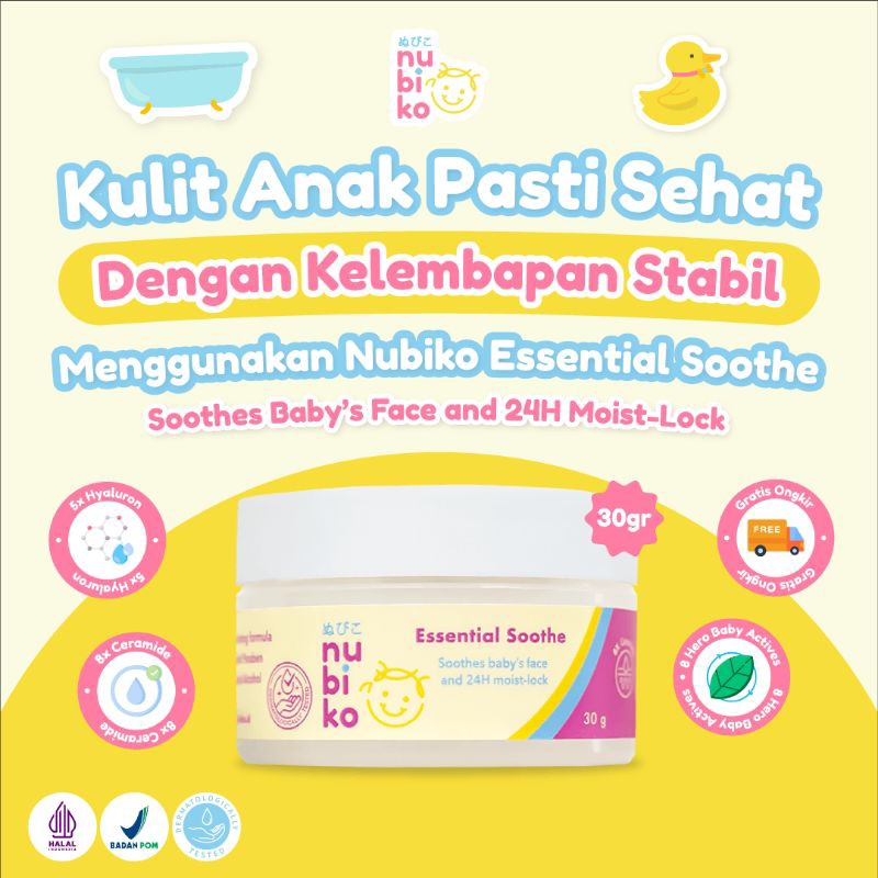 Jual Nubiko Essential Soothe 2in1 Edition for moms & Babies Face Cream ...
