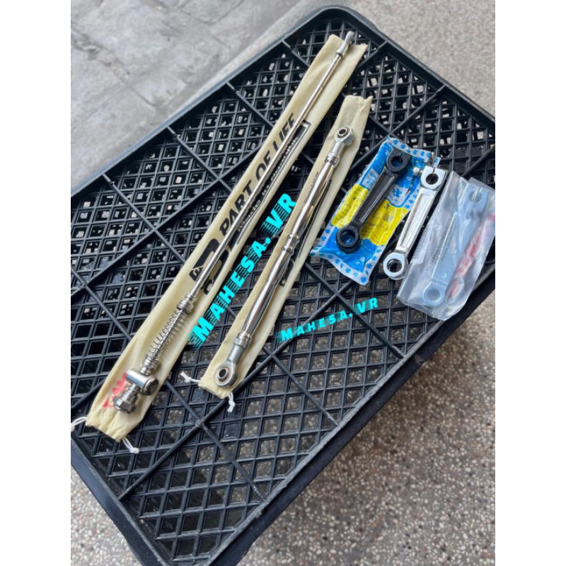 Jual stick rem set standhub stainless stick rem set paha bajaj hitam ...