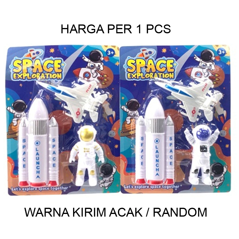 Jual Mainan Anak Space Exploration Astronout Pesawat Roket Luar Angkasa ...