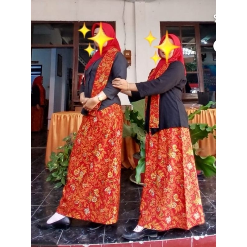 Jual SET PAKAIAN ADAT JEBENG BANYUWANGI BATIK GAJAH OLING | Shopee ...