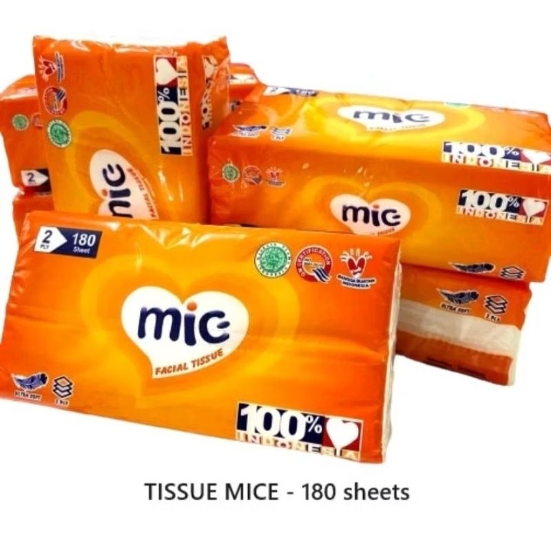 Jual Tissue Mice 180 sheet | Shopee Indonesia