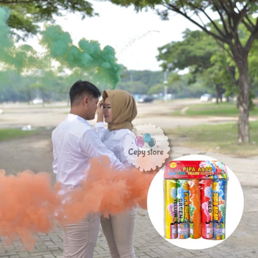 Jual Smoke Asap 30 Detik Per Pack Isi 5pcs /Asap / Pipa Asap PER PACK ...