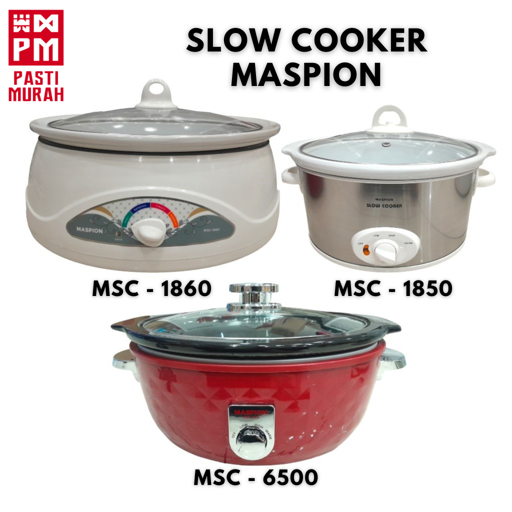 Jual SLOW COOKER MASPION MSC-1850 MSC-1860 MSC-6500 KAPASITAS 5 LITER ...