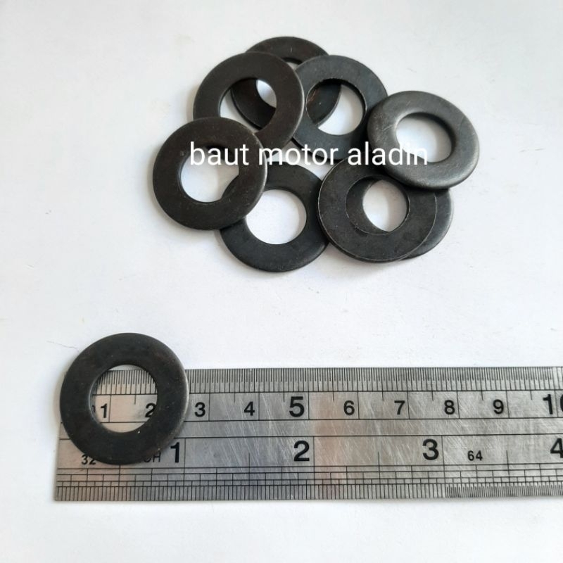 Jual Ring Plat Baja 17/M12 x 28 x 2mm (10 pcs) | Shopee Indonesia