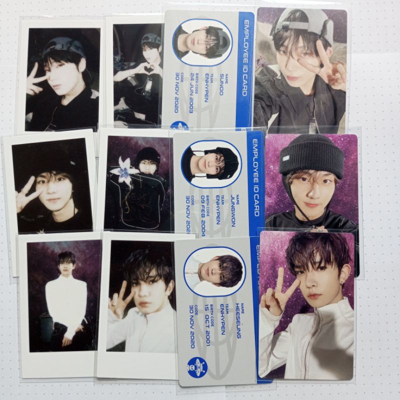 Jual (ready) official sunoo heeseung jungwon rpc riki jungwon ni-ki ...