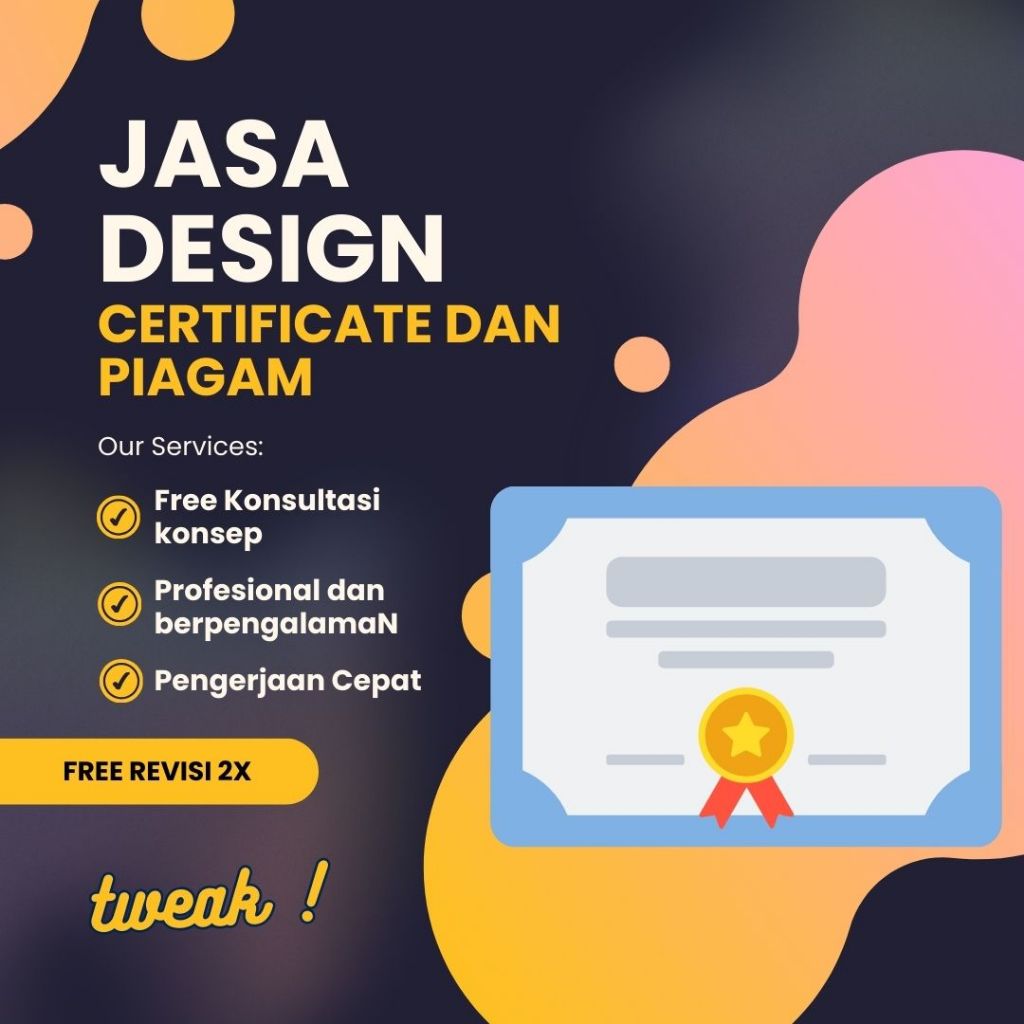 Jual Jasa Desain Sertifikat dan Piagam Online| Custom Serifikat dan ...