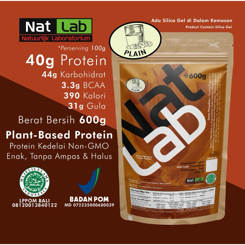 Jual Natlab Gainer Maxx Mass Building Bulking 600 g | Shopee Indonesia