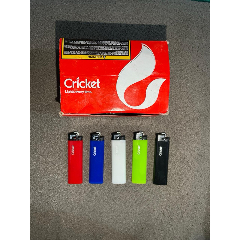Jual Cricket Lighter / Korek Cricket 1Box isi 25pcs | Shopee Indonesia
