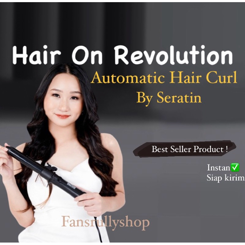 Jual Hair ON Revolution By Seratin Automatic Curler Catokan Curly ...