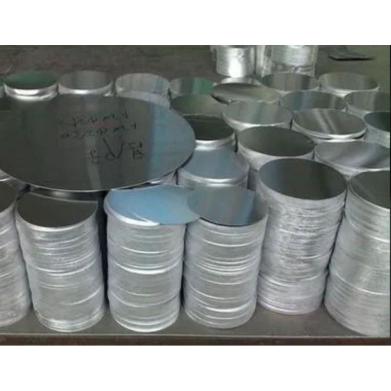 Jual PLAT POTONG ALMUNIUM BULAT TEBAL 20mm DIAMETER 100mm (10cm ...