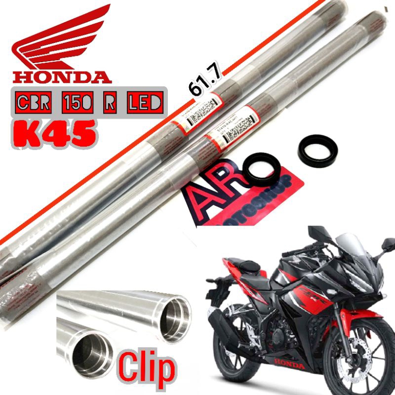 Jual sepasang as shock depan + sil shock (K45) honda cbr 150 r new ...