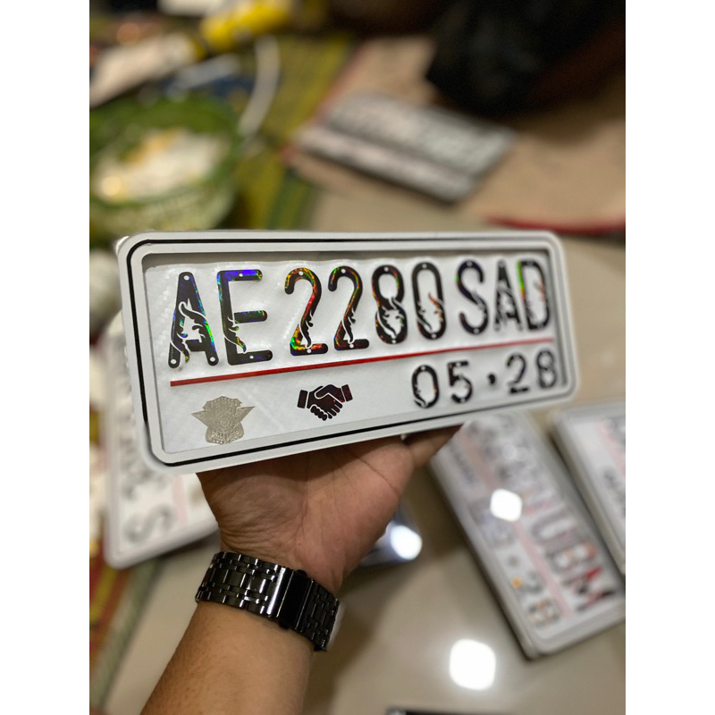 Jual Plat mika akrelik model font batik | Shopee Indonesia