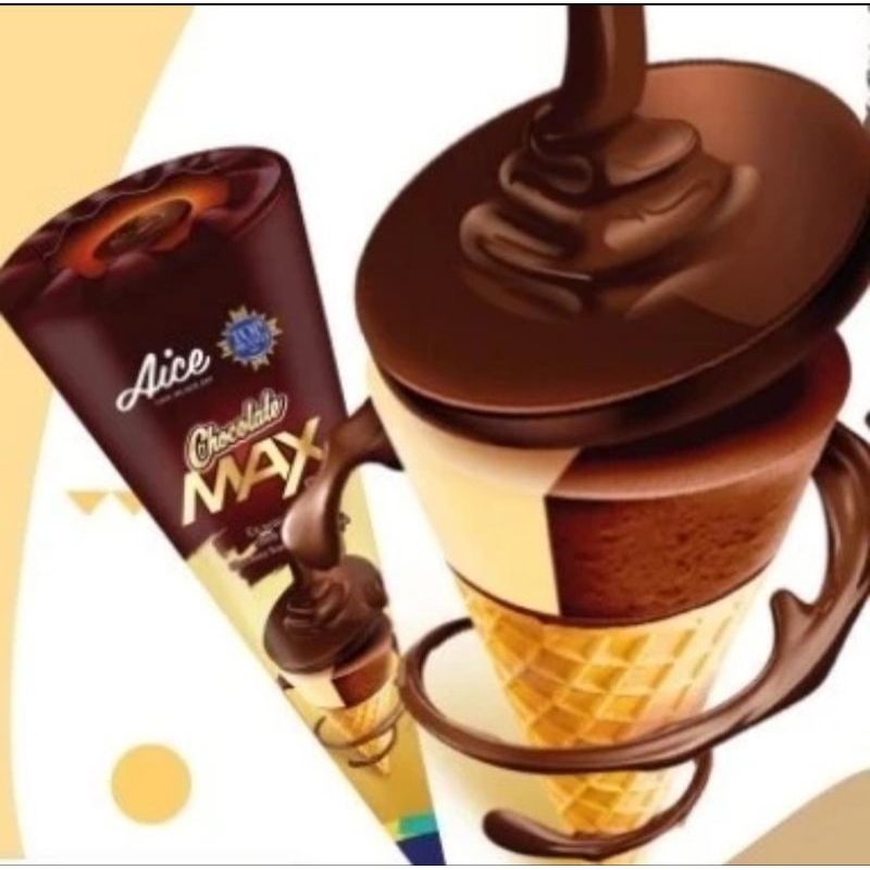 Jual Aice Chocolate Max Cone 100 ml | Shopee Indonesia