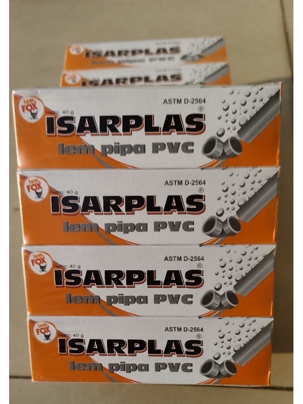 Jual Isarplas lem pvc Tube/lem pipa/Fox/isarplas lem pipa 40Gr | Shopee ...