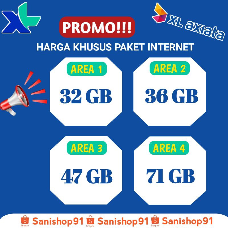 Jual DATA XL SUPER PROMO | Shopee Indonesia