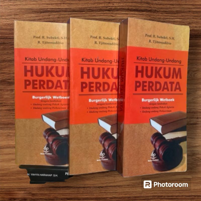 Jual BUKU KITAB UNDANG UNDANG HUKUM PERDATA (BW) - PROF. R. SUBEKTI ...