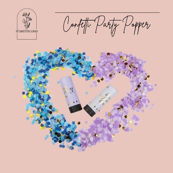 Jual TERMURAH CONFETTI PARTY POPPER Warna Warni Wedding Popper Surprise ...