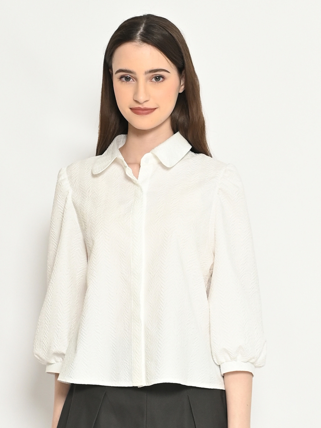 Jual Neu'Mor Top Chasya - 748A White | Shopee Indonesia