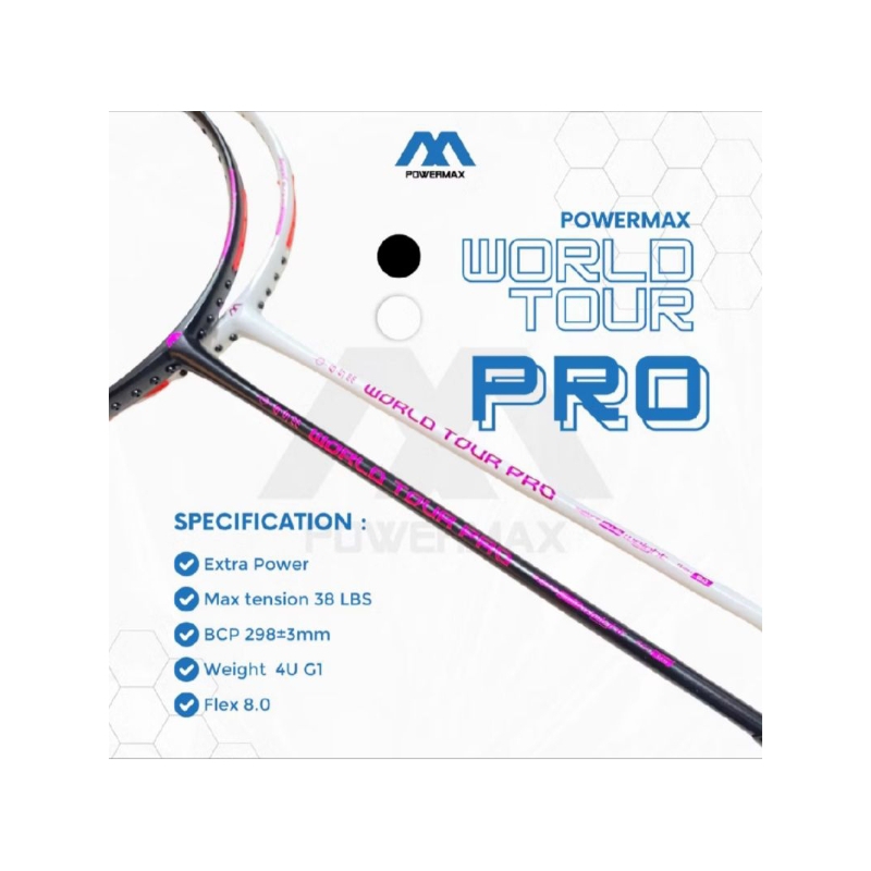 Jual Raket Power Max World Tour PRO | Shopee Indonesia