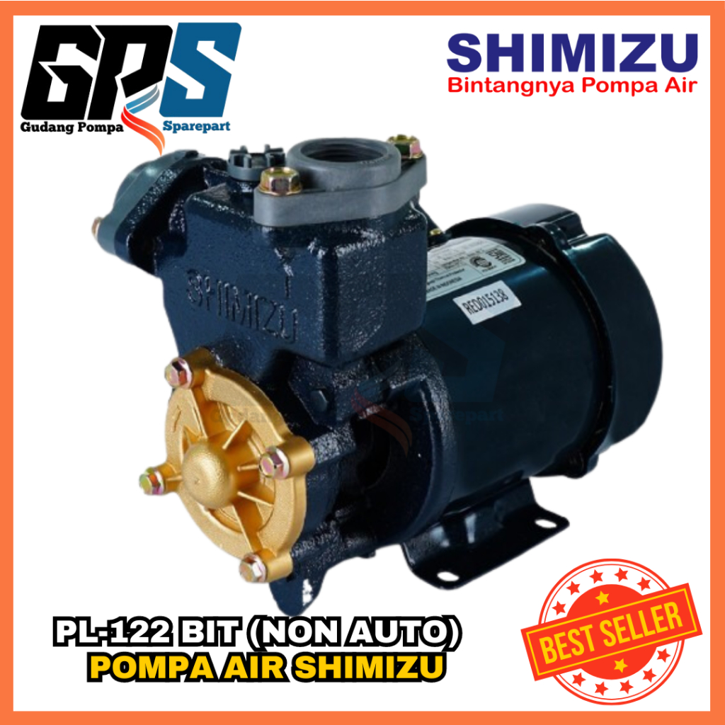 Jual [POMPA AIR] SHIMIZU PL-122 BIT UNTUK SUMUR DANGKAL (NON AUTOMATIC) | Shopee Indonesia